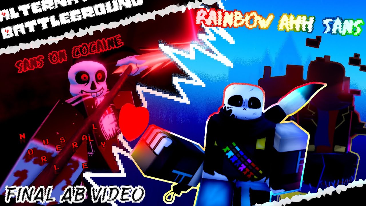 INK SANS Vs SANS ON COKE wtf? // Alternate Battlegrounds ( Special ...