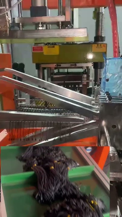 hang tag string machine,injection machine,hang tag label - YouTube