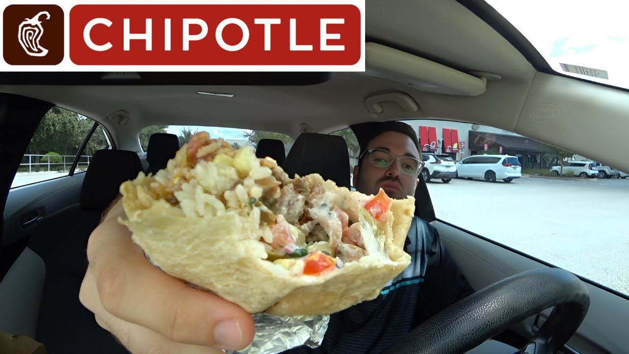 Eating Chipotle Smoked Brisket Burrito - YouTube