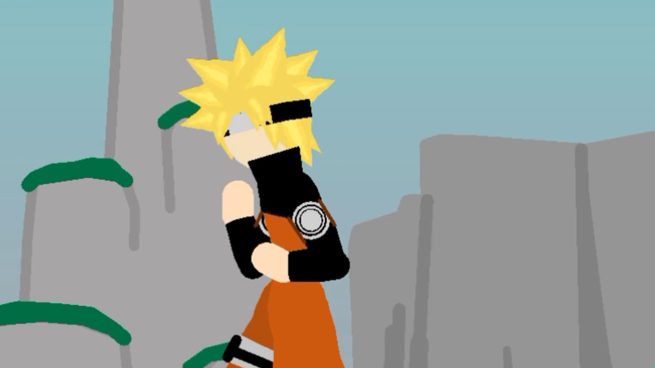 Naruto vs Sasuke Stick Nodes Test - YouTube