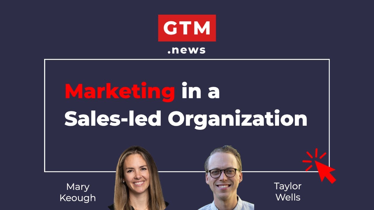 Marketing in a Sales-led Organization - YouTube