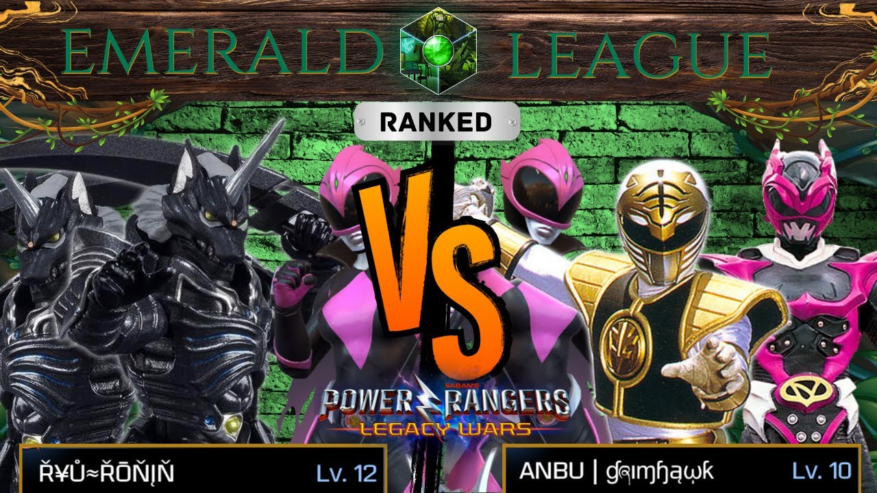 Power Rangers Legacy Wars | Ranked Emerald League Battle | Zen Aku Vs ...