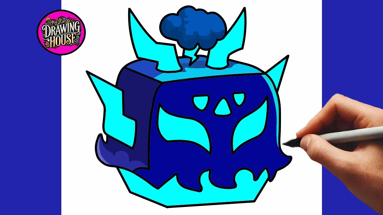 How to draw RUMBLE | Blox Fruits | Step by step - YouTube