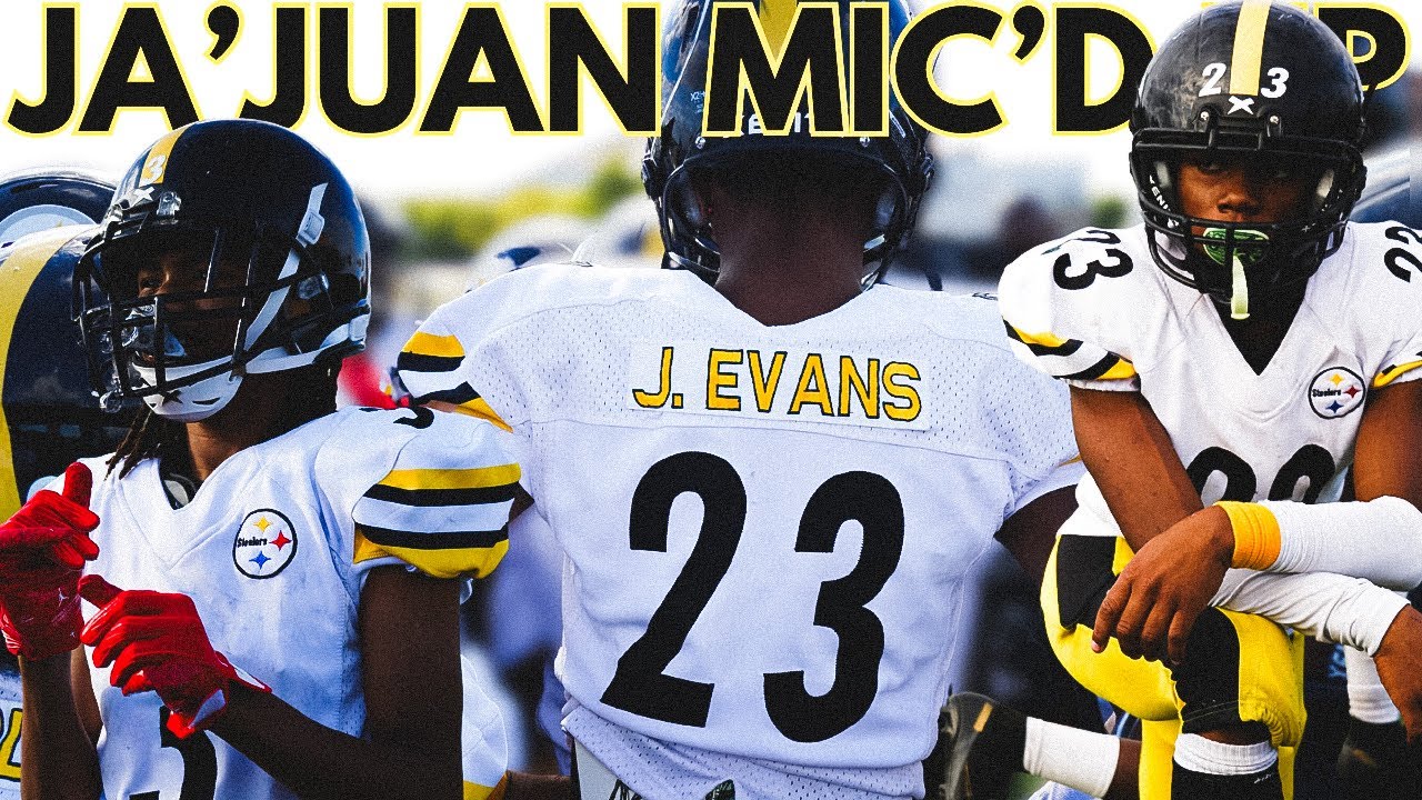 Ja'Juan Evans Mic'd Up| 11u Steelers vs. Spartans - YouTube