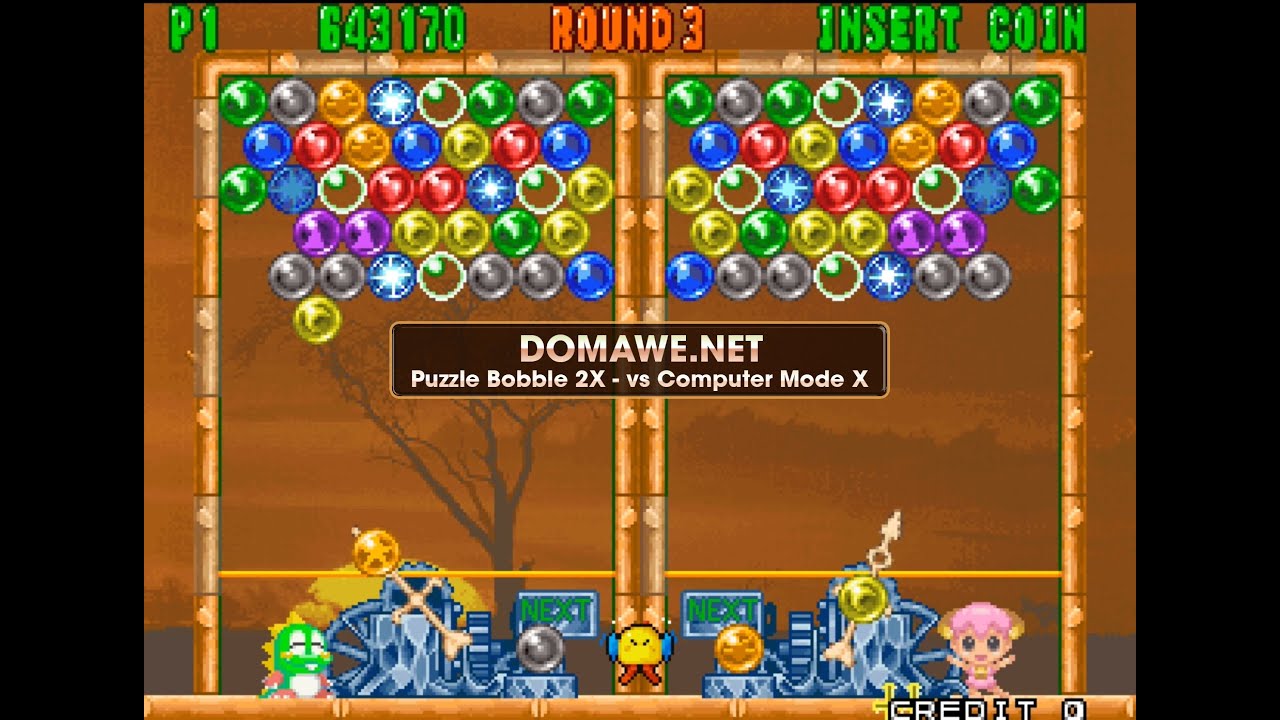 [1080P] Puzzle Bobble 2X / 퍼즐버블 2X / パズルボブル 2X (vs Computer Mode X ...