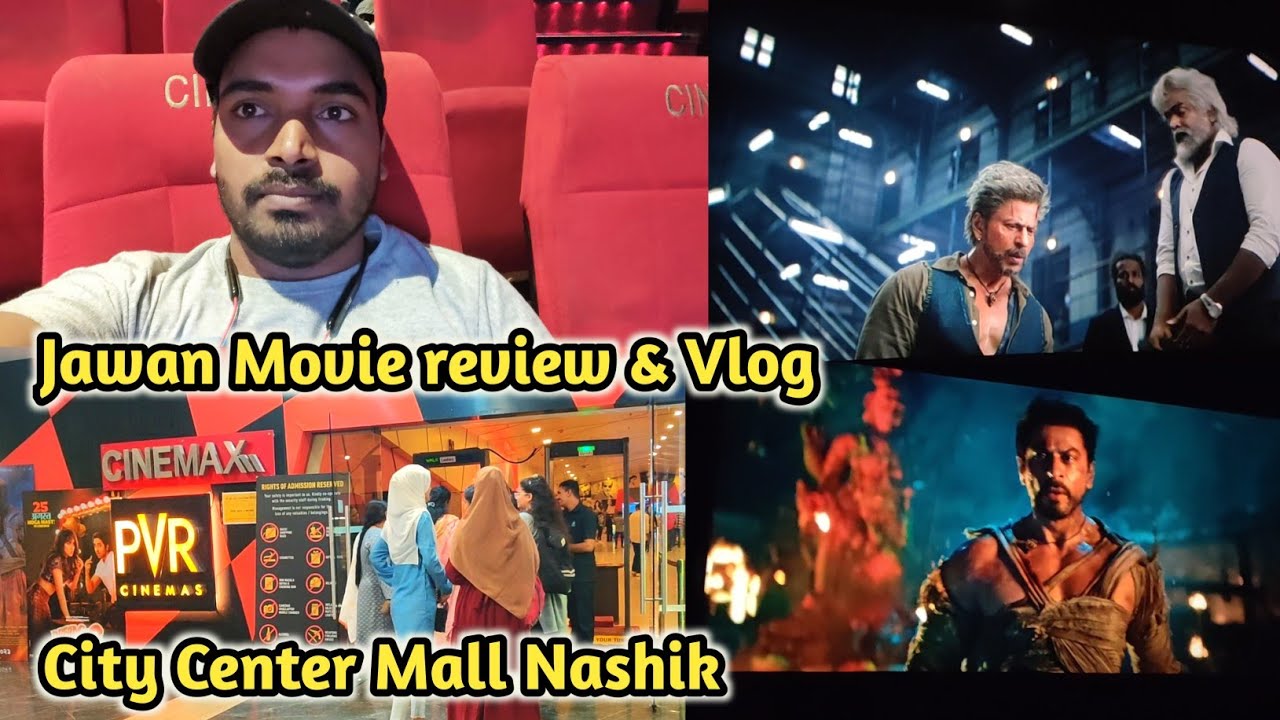 Jawan movie review & vlog | pvr cinema nashik | city center mall nashik ...