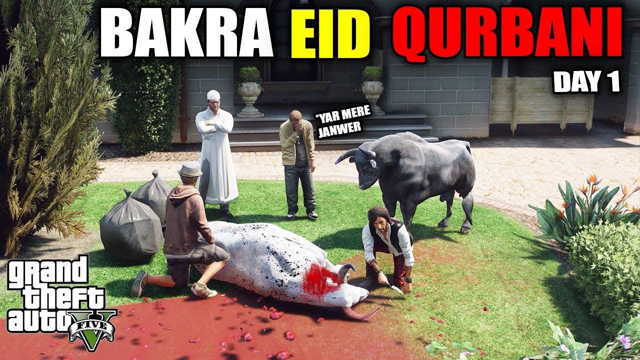 JIMMY EMOTIONAL ON HIS BAKRA EID QURBANI | FIRST EID DAY | GTA 5 FUNNY ...