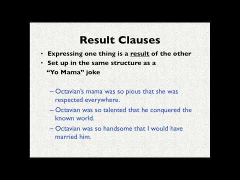 Result Clauses - YouTube