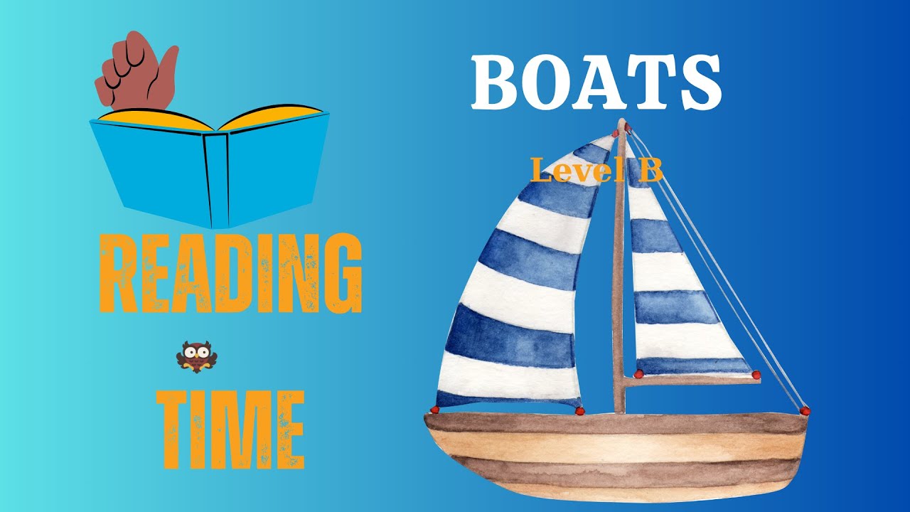 BOATS/ level B/ Razkids/mp3 and mind map/ reading time/ - YouTube