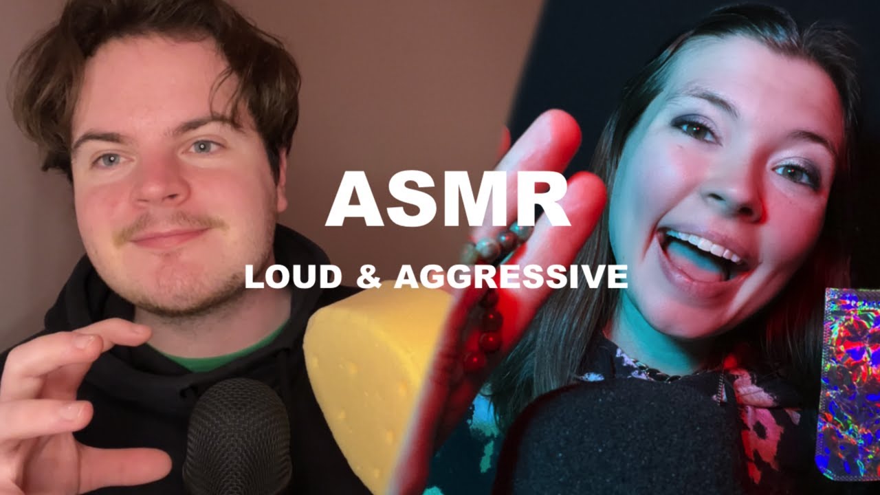 ACTUALLY Fast & Aggressive ASMR Loud & Aggressive Triggers - YouTube