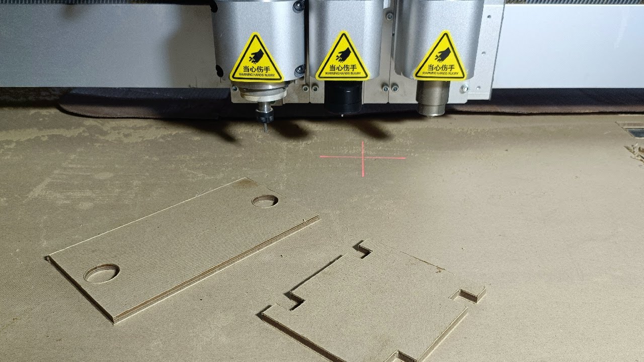 Cutting Insulating Cardboard for the Electrical Industry - YouTube