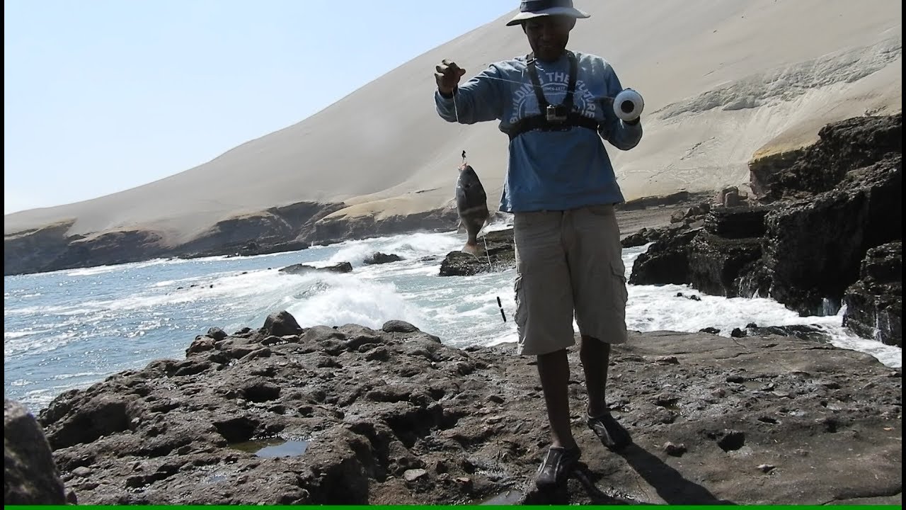 Pesca tradicional con linea de mano - YouTube