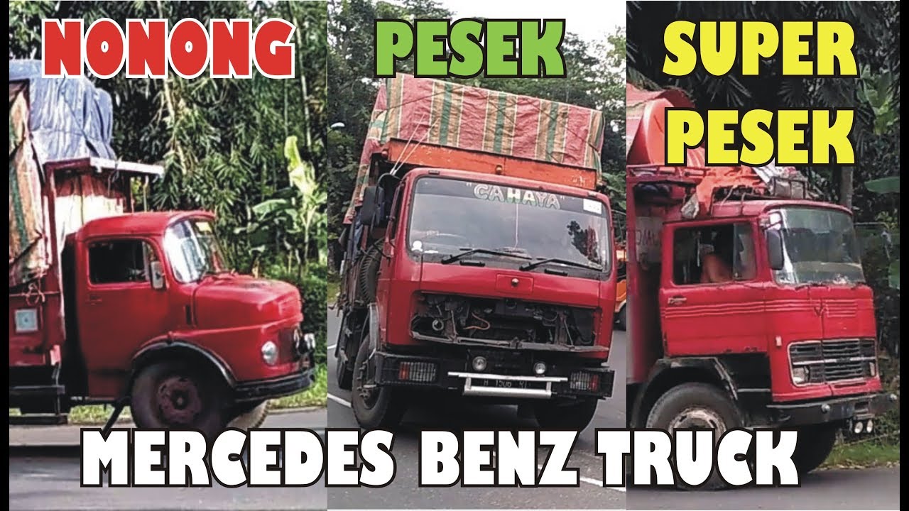 Truk Tronton Mercy Bagong VS Mercy Pesek Muatan Berat | Mercedes Benz ...