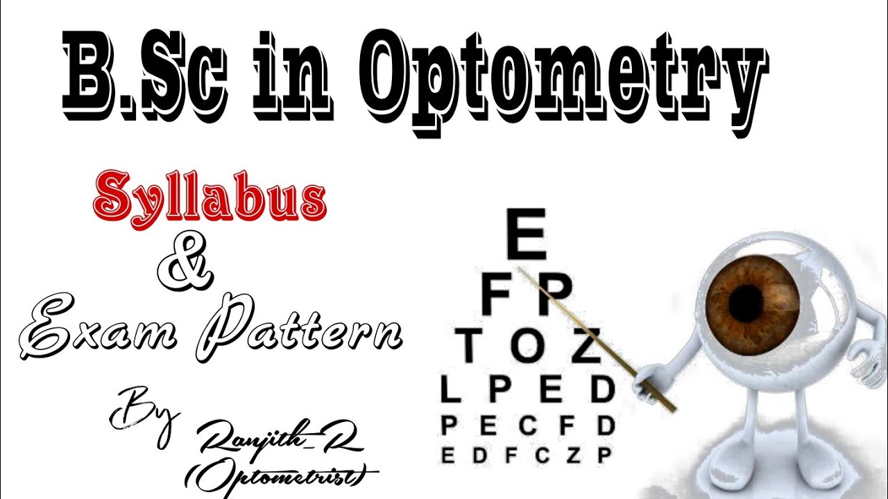 B.sc Optometry//Optometry syllabus//Optometrist course//Optometrist ...