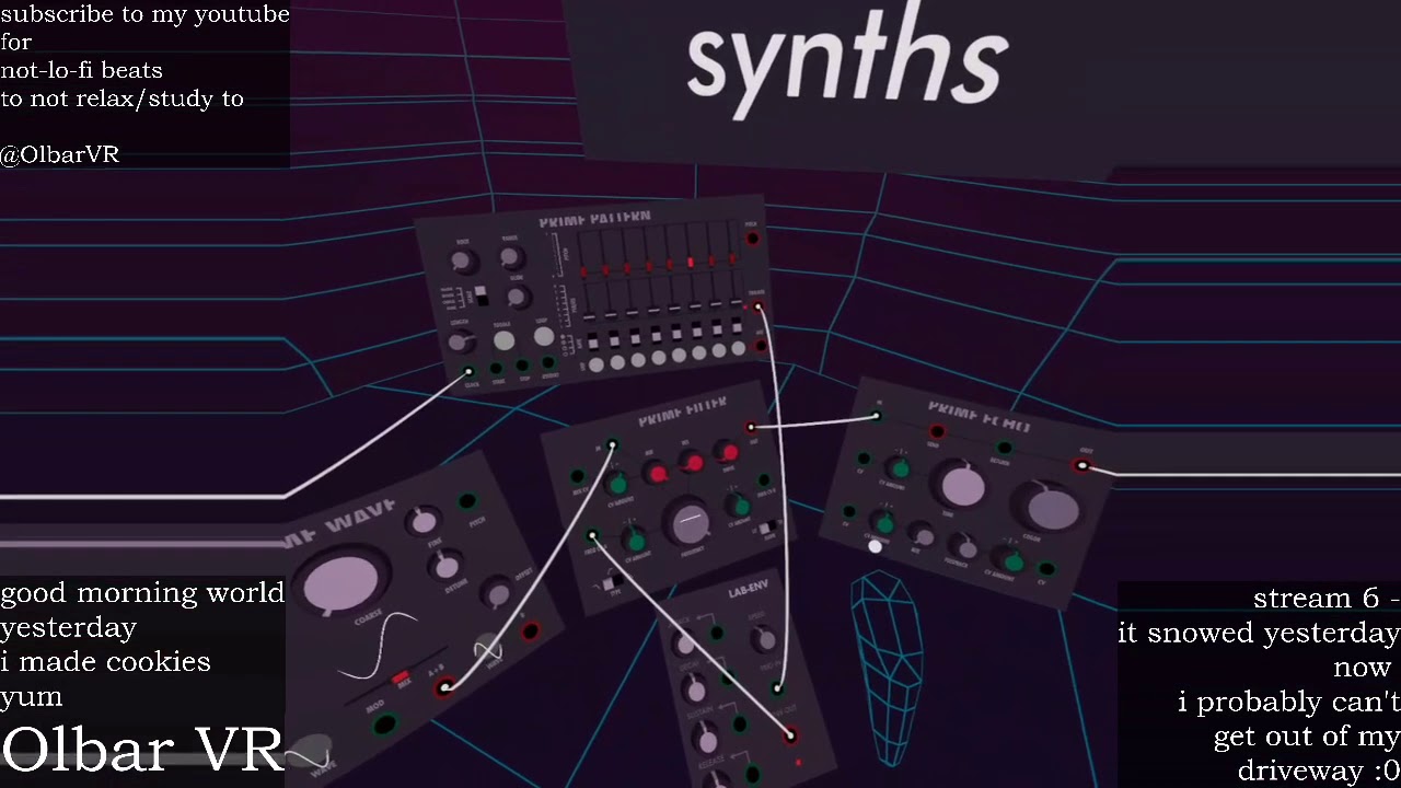 SynthVR Stream 6 - 15/01/2021 - YouTube
