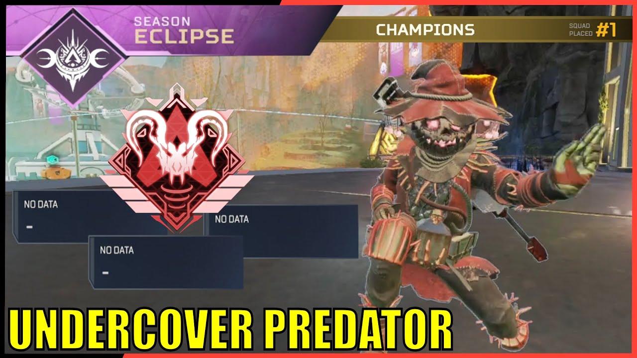 Apex Legends But Getting Carried By A Undercover Predator Bloodhound ...