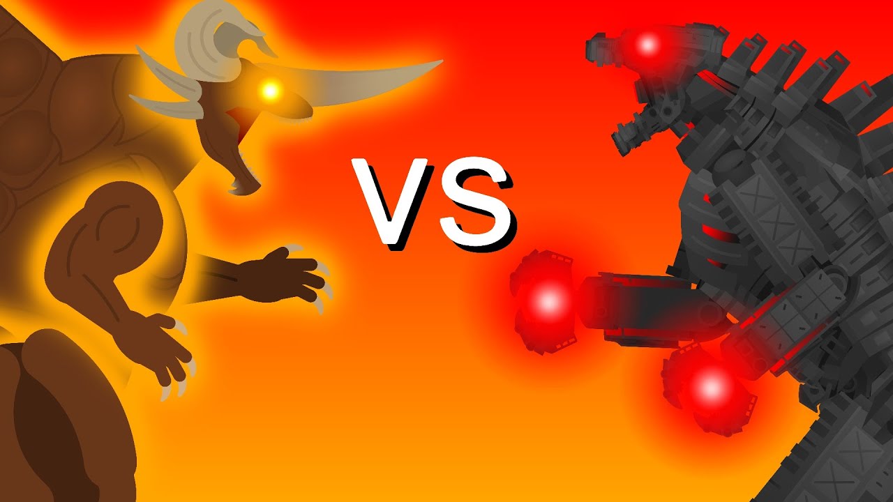 bagan vs mecha Godzilla [stick node pro] - YouTube