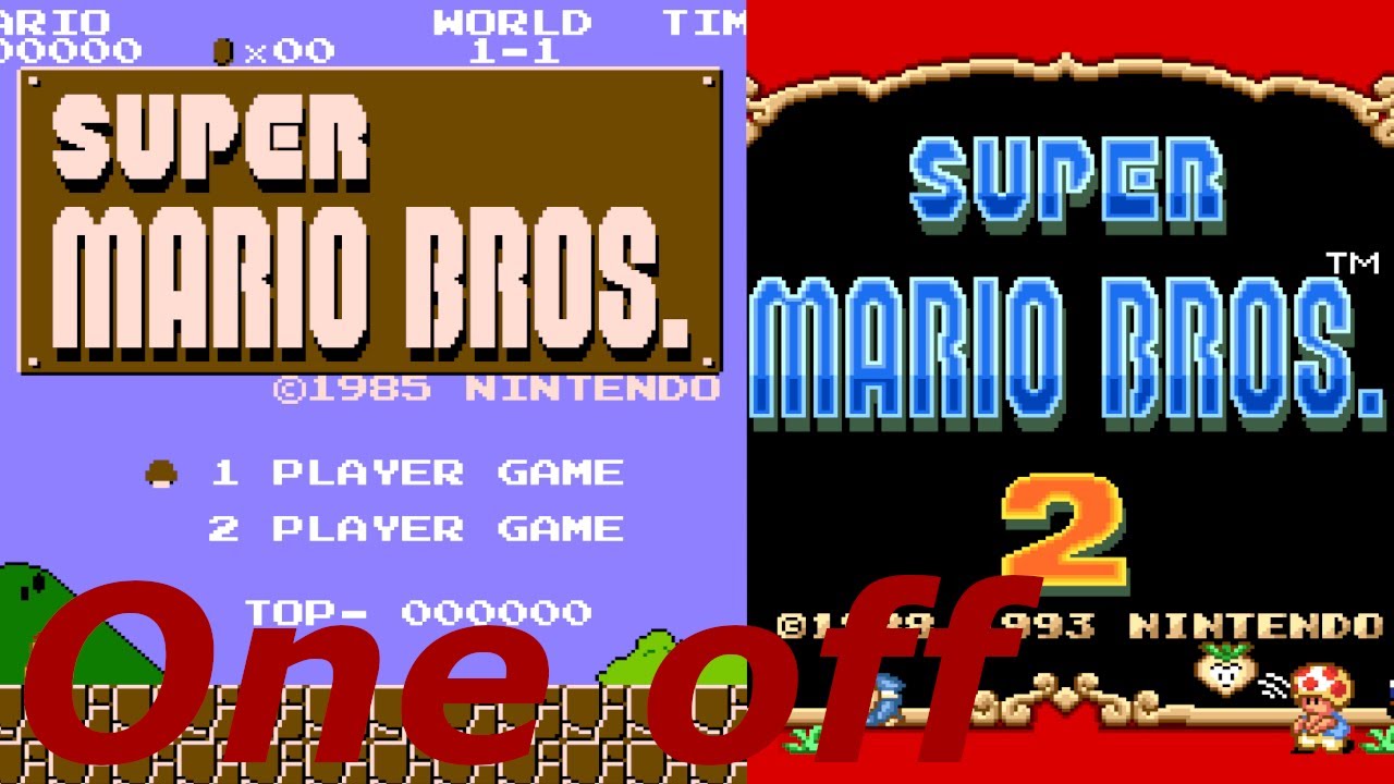Super Mario Bros. and Super Mario Bros. 2 (USA) - One Off - YouTube