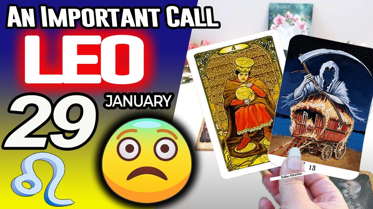 Leo ♌️🔴 An Important Call 😨 📞horoscope for today JANUARY 29 2026 ♌️ # ...