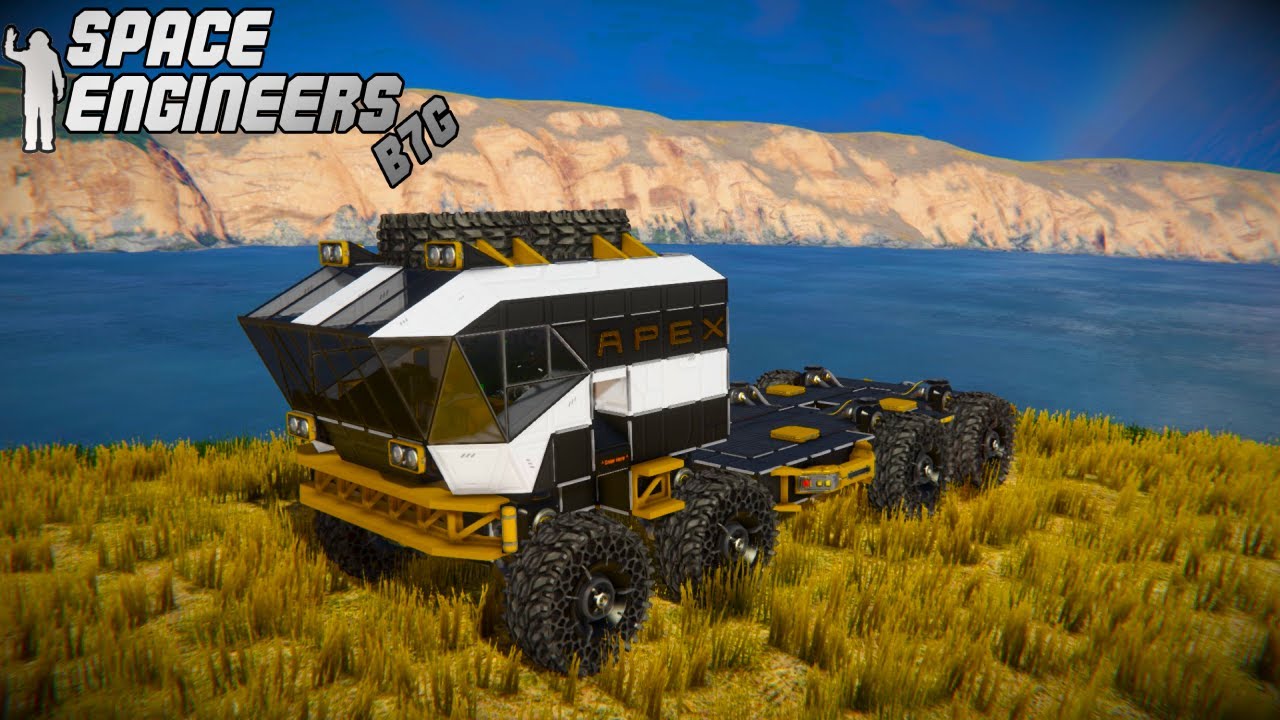 Space Engineers rover showcase - Apex Logistics IGCT-2-32 - YouTube