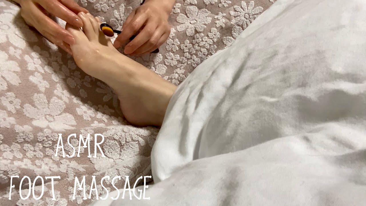 Foot Massage w. Milky lotion * asmr NEKOCAT * Foot Care / ASMR Sleepy ...