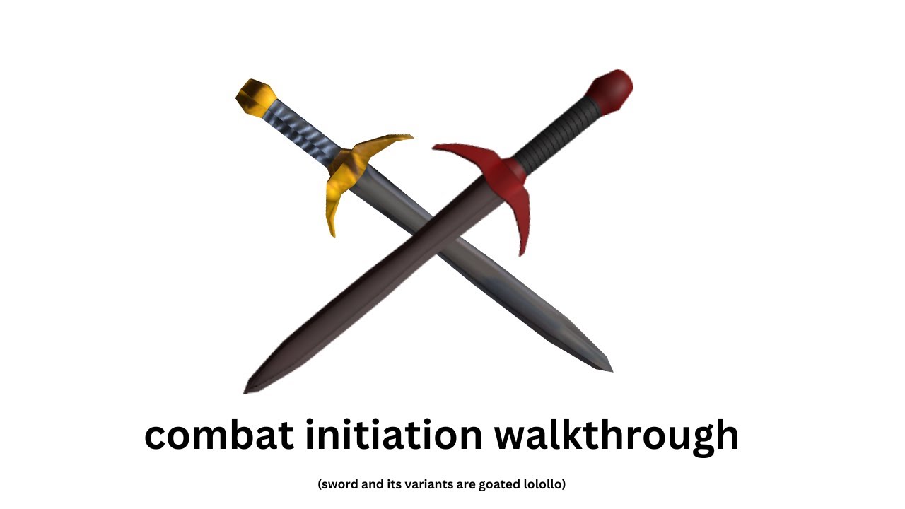 combat initiation walkthrough - roblox - YouTube