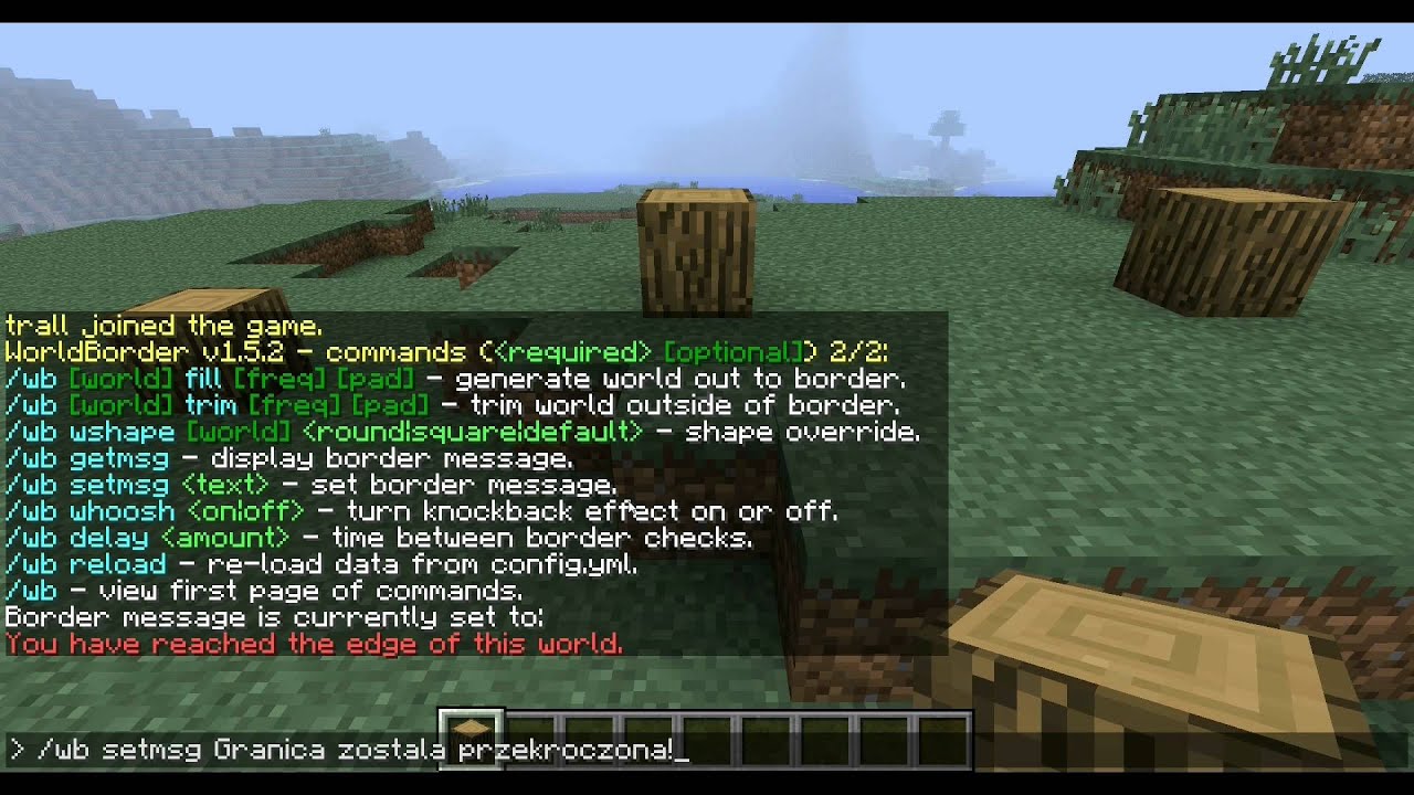 Minecraft - Worldborder i BorderGuard - YouTube