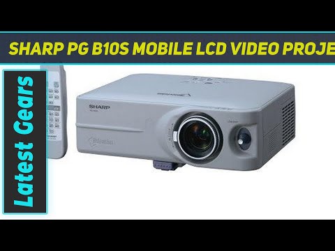 Sharp PG B10S Mobile LCD Video Projector AZ Review - YouTube