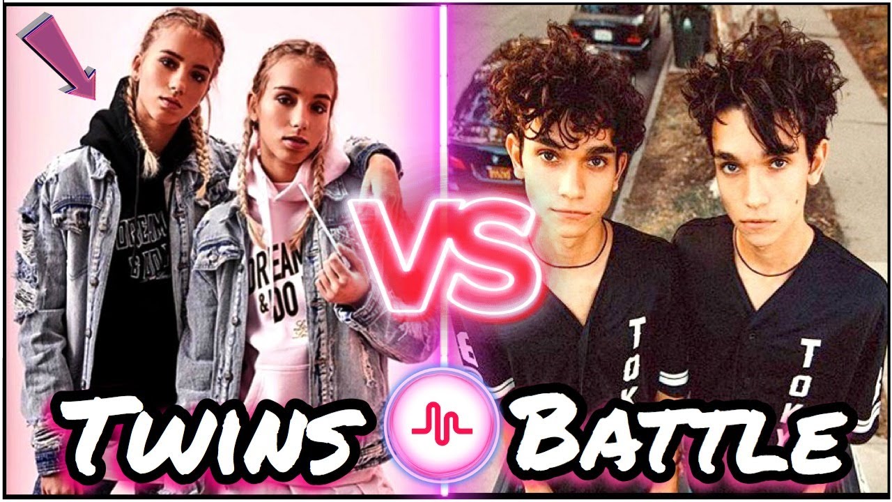 Lisa and Lena Twins VS Lucas and Marcus Musical.ly Battle | Top Twins ...