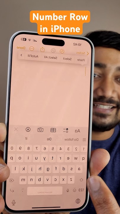 Number Row in iPhone Keyboard🔥🔥 #shorts #iphonetricks #iphone #swiftkey ...