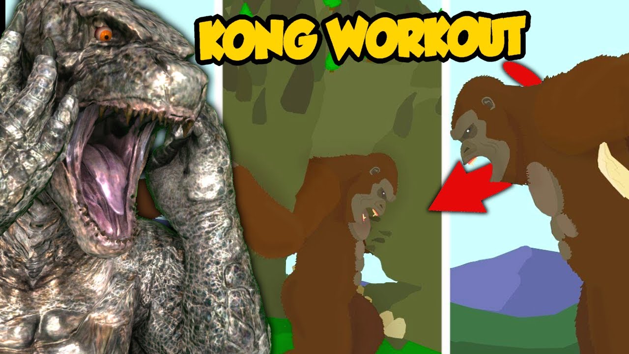 GODZILLA Reacts To KONGS Workout?!? - YouTube