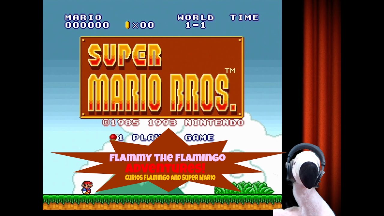Flammy the Flamingo Discovers Mario! Watch His Hilarious First Level ...