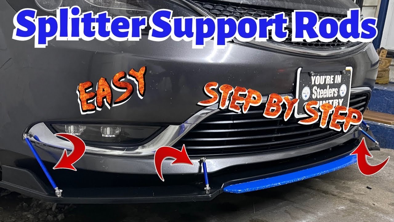 How To | Splitter Strut Rods | Easy ! | Step by Step ! - YouTube
