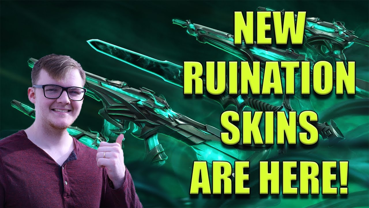 VALORANT STREAM - NEW RUINATION SKINS GAMEPLAY WITH ALL VARIANTS - YouTube