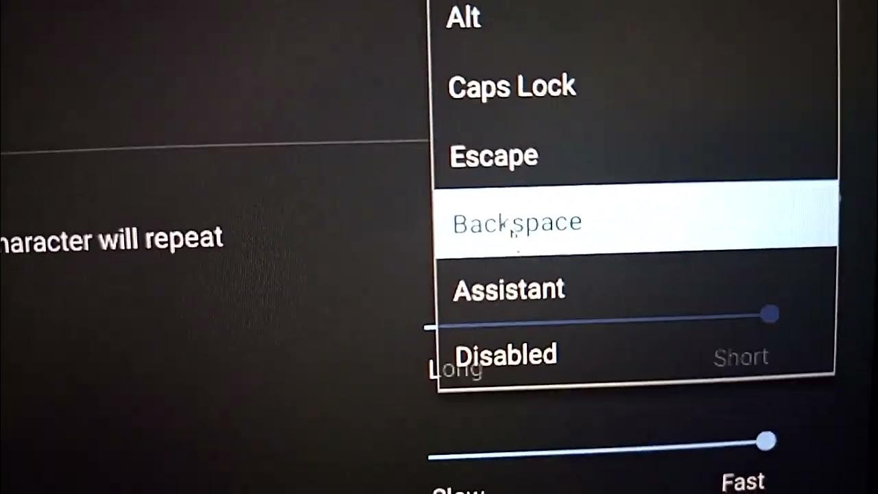 How to solve the backspace problem on chromebook - YouTube