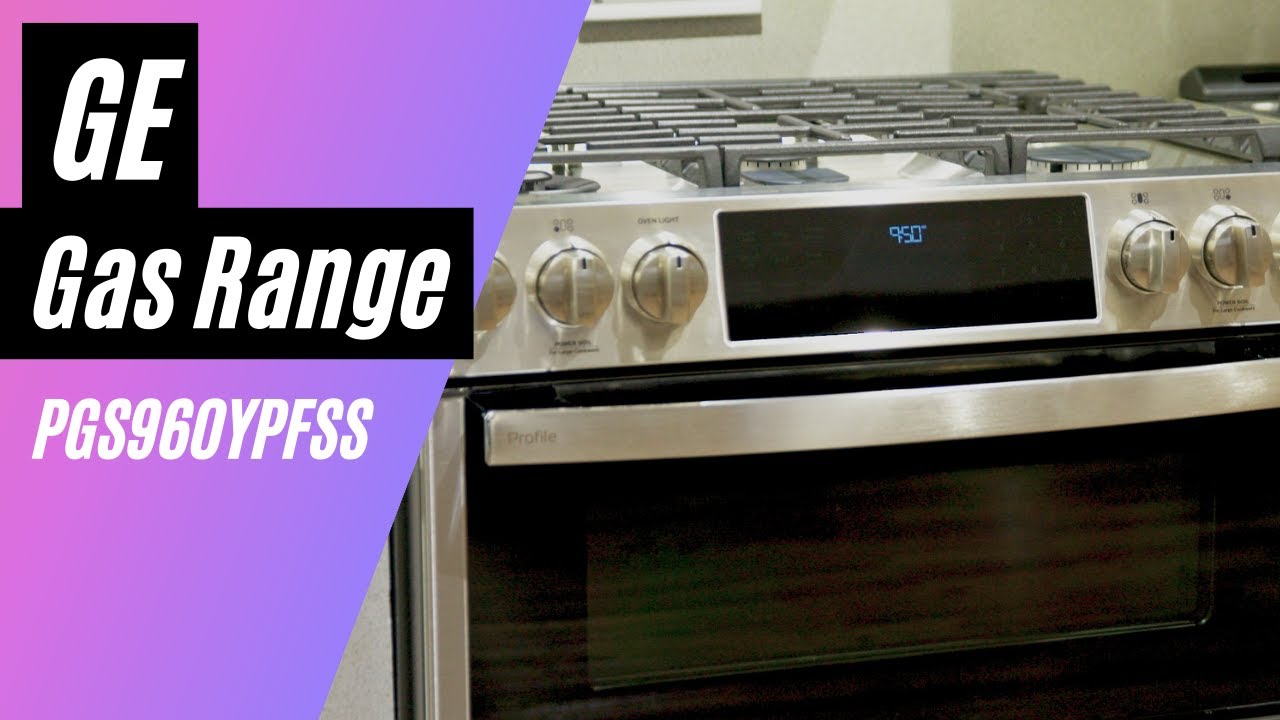 GE PGS960YPFS 30in Slide in Gas Range - YouTube
