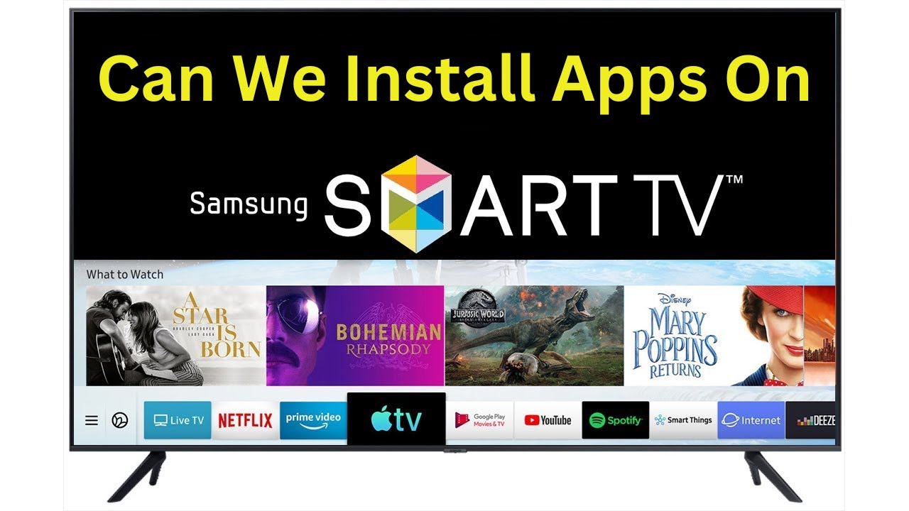 Can we Download Apps on Samsung Smart Tv - YouTube