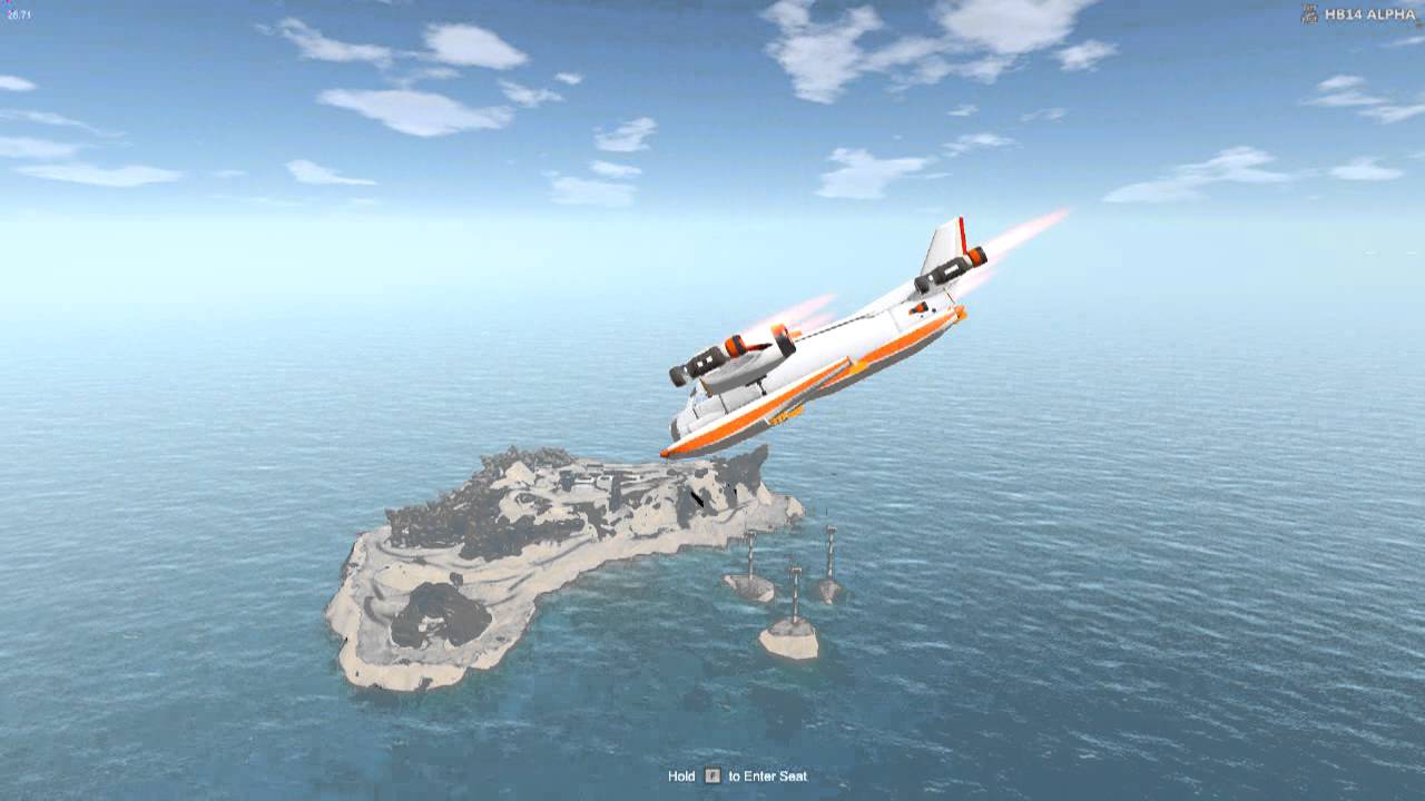 HB146 big seaplane - YouTube