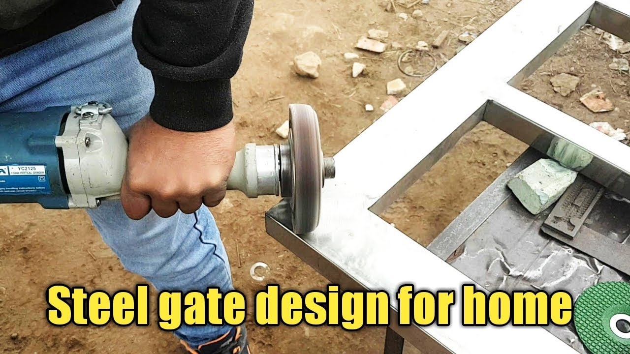 stainless steel gate design for home | modern metal side gates| - YouTube