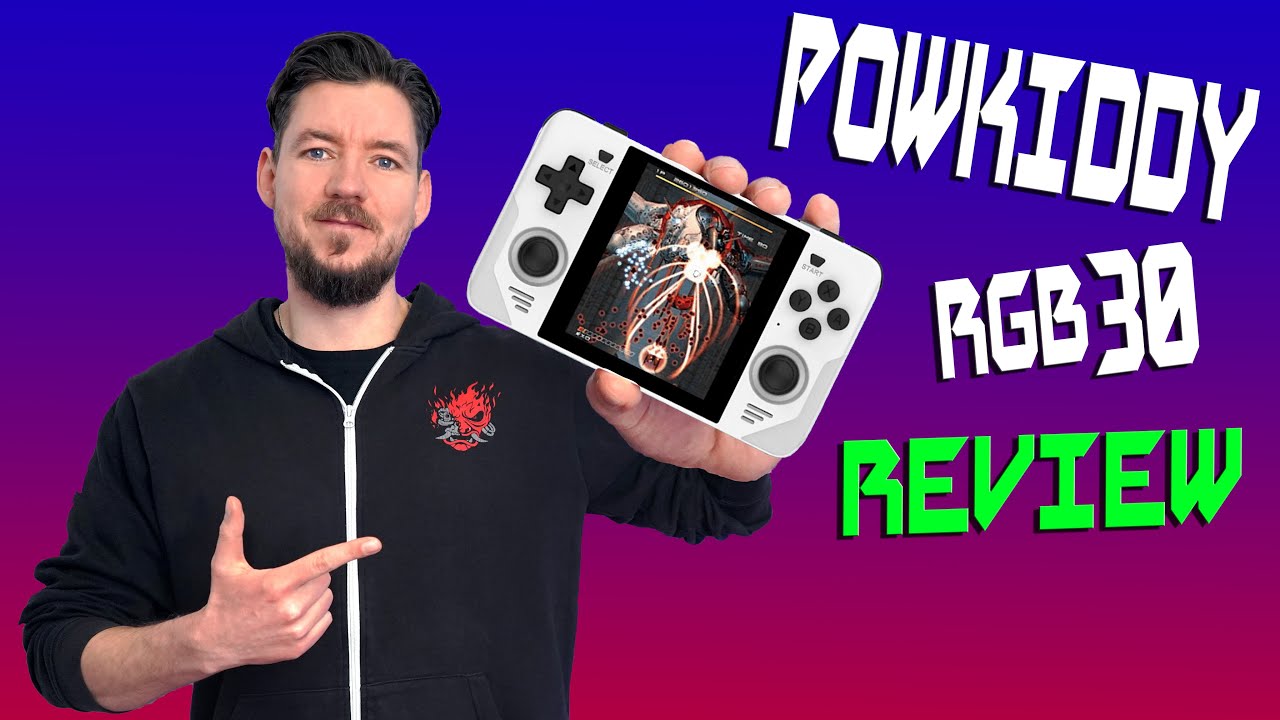 Perfekt für Gameboy Games - POWKIDDY RGB30 Review - YouTube