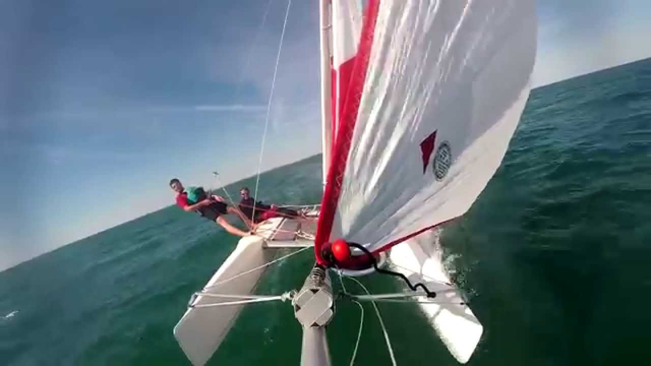 Cours particulier Topcat 17 K2, spinnaker, trapèze et sensations ...