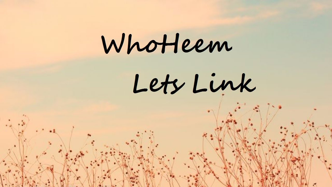 WhoHeem - Lets Link (Lyrics) - YouTube