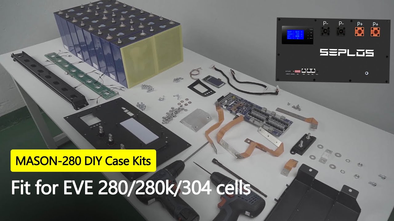 SEPLOS MASON-280 DIY Battery Case kits Fit EVE 280 280K 304 LIFEPO4 ...