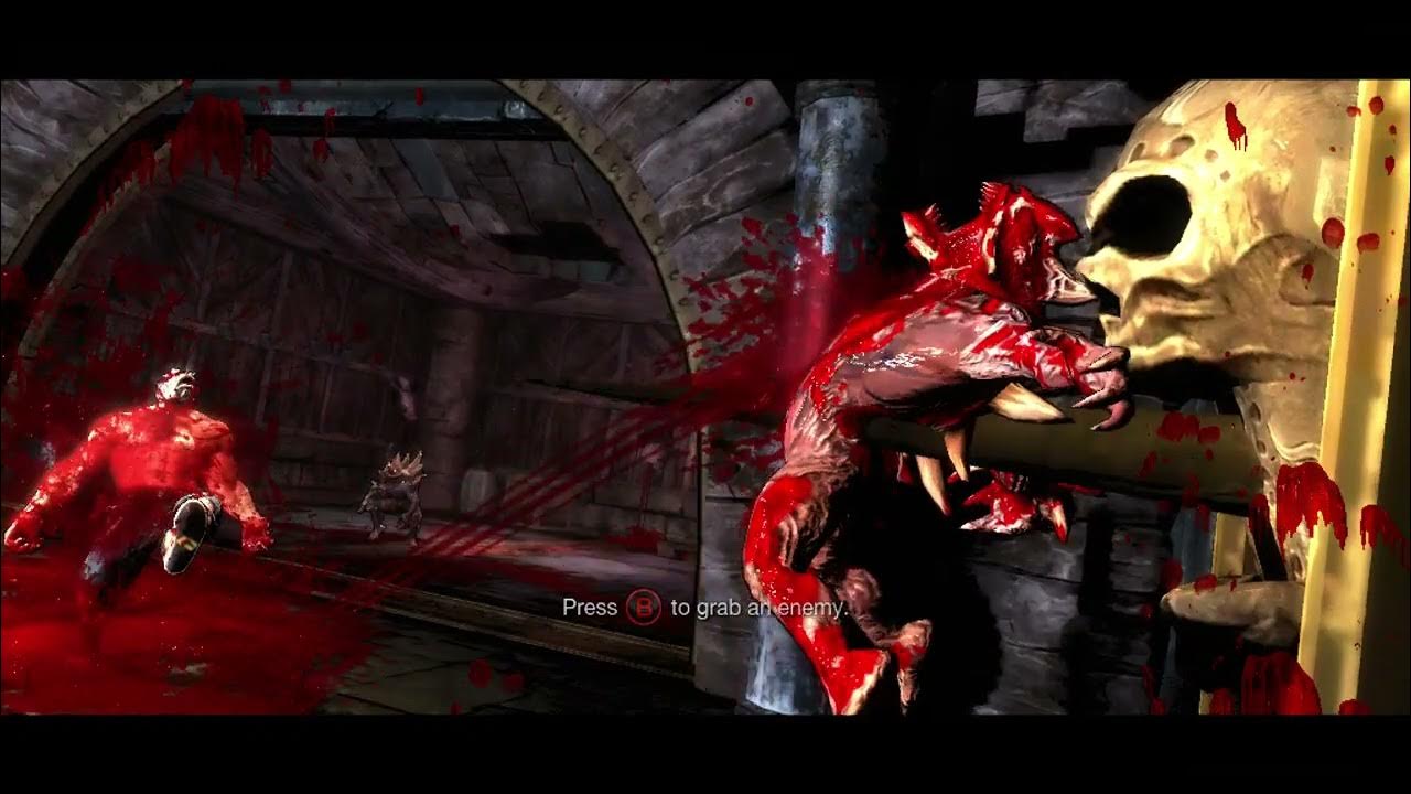 Splatterhouse (2010) Part 3 Brutal Difficulty - Impalement Practice - YouTube