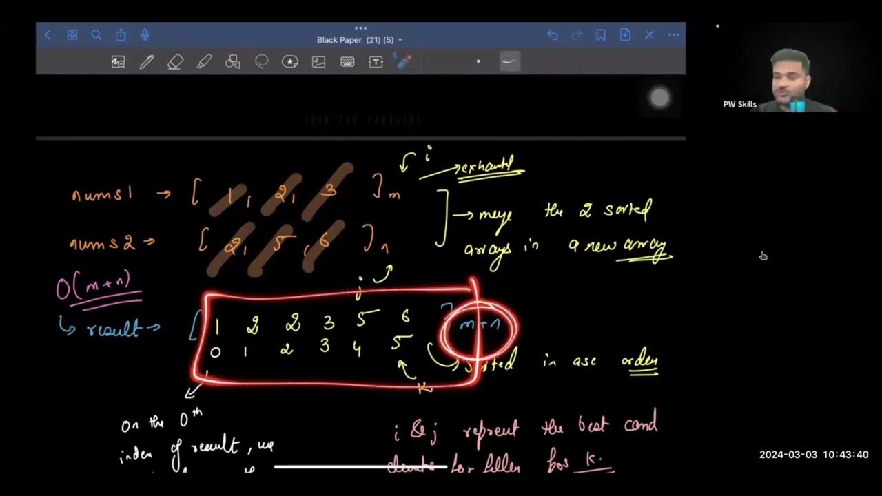 LC 5 Sorting Part 2 || LC 88 || Merge 2 Sorted Array Complexity - YouTube