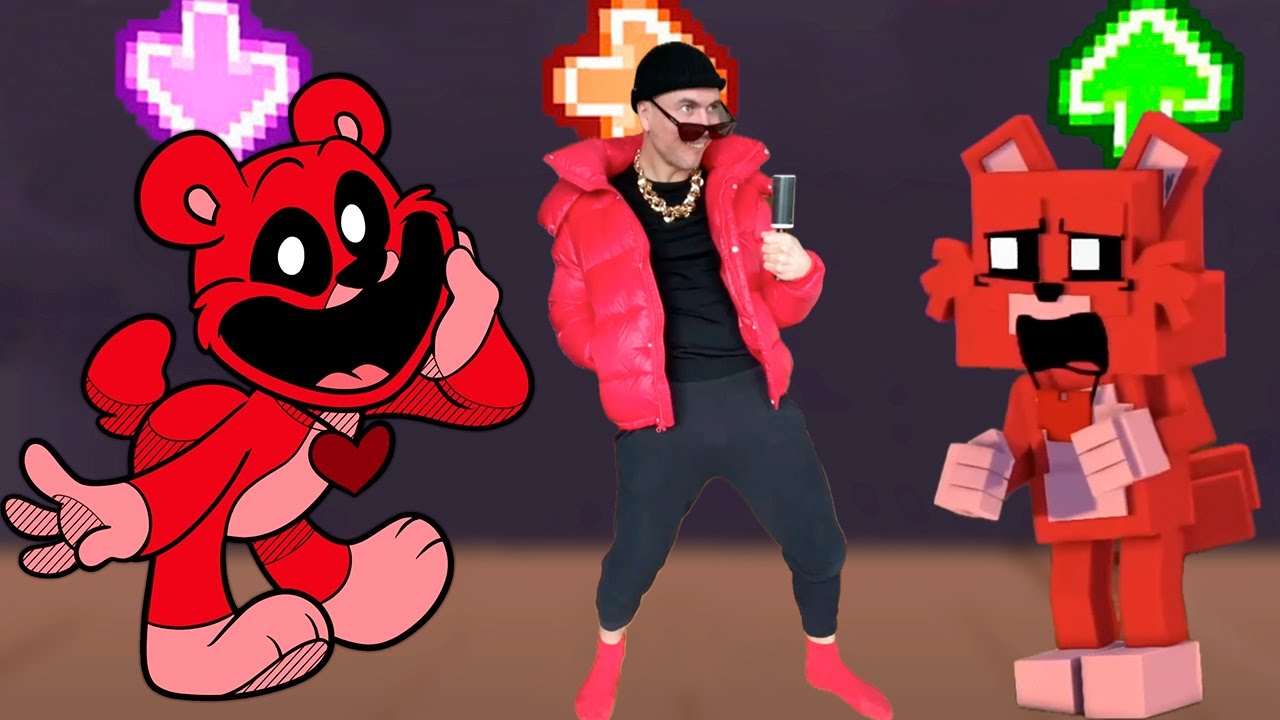 FNF Character Test | Gameplay VS Real Life | All Red Characters - YouTube