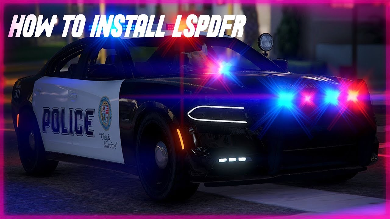 GTA5:How to install LSPDFR Police Mod - YouTube