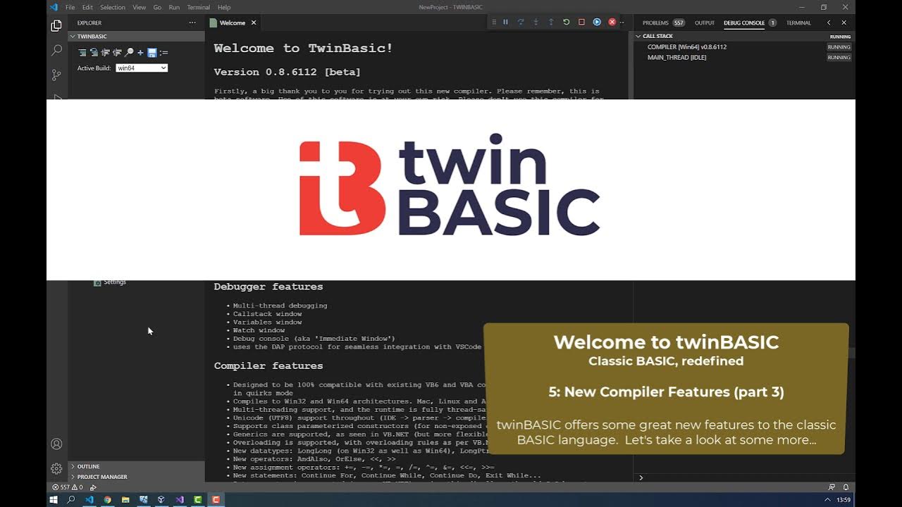 twinBASIC - New Compiler Features (part 3) - YouTube