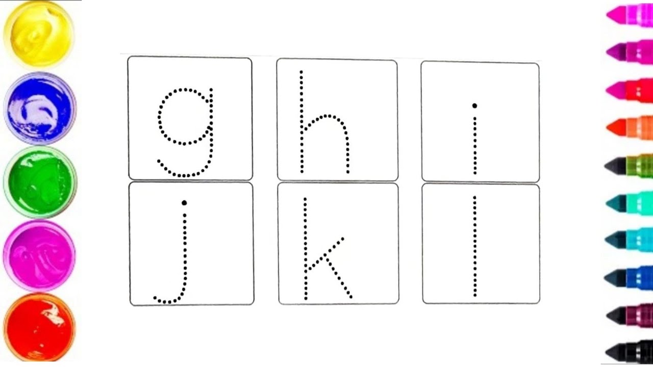 Small letter abc writing | A for Ant, Alphabets | ABCD learning for ...