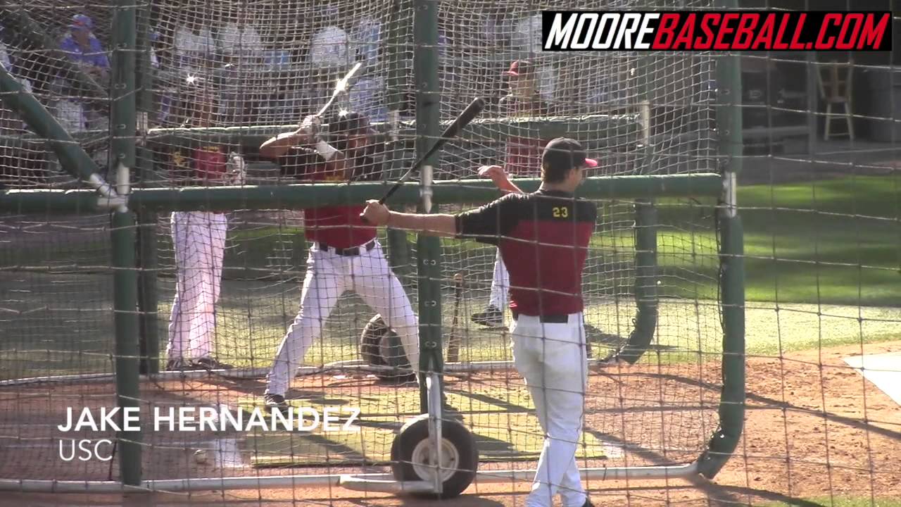 Jake Hernandez, C/1B, USC - YouTube